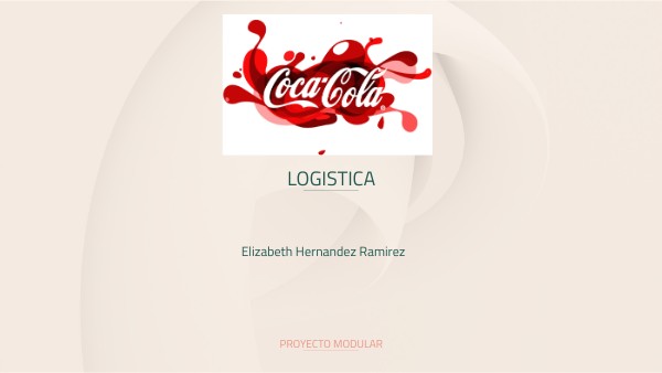 LOGISTICA COCA-COLA | Genially