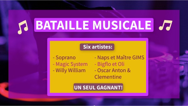 Bataille musicale - Finale (2)