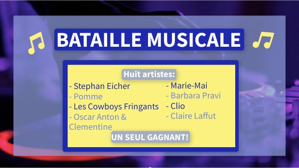 Bataille musicale (6)