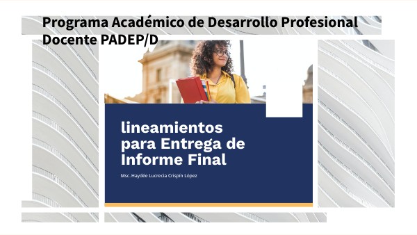 ENTREGA DE PROYECTO FINAL | Genially