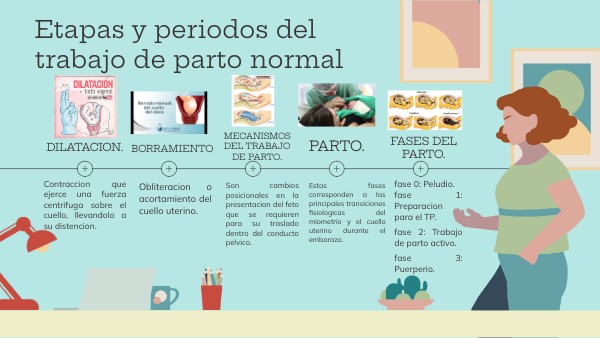 etapas y periodos del trabajo de parto. | Genially