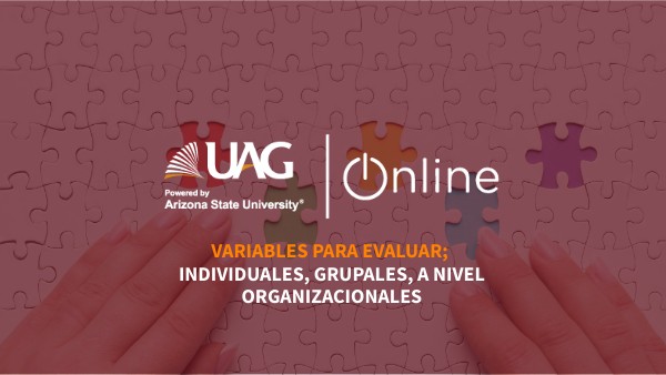 U1 variables para evaluar; individuales, grupales, a nivel organizacio | Genially