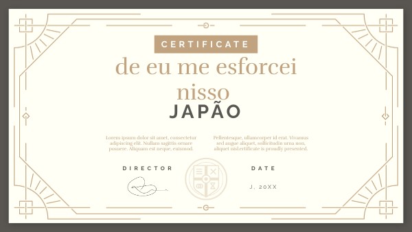 CLASSIC CERTIFICATE | Genially