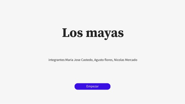 los mayas