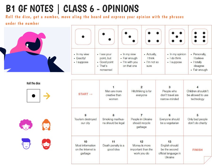 B1 GF Notes | Class 6 | Genially