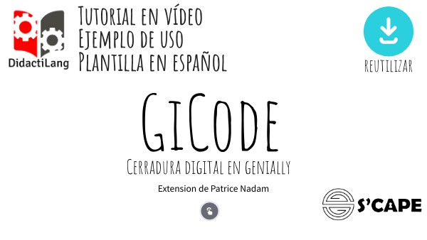 Gicode Plantilla Scape en español