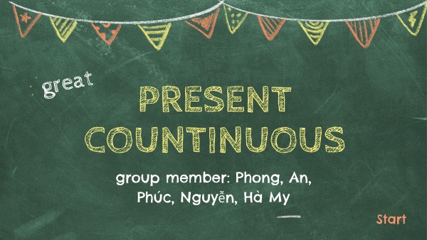 present continuous | Genially