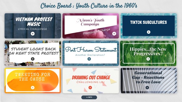 CHOICE BOARD | Genially
