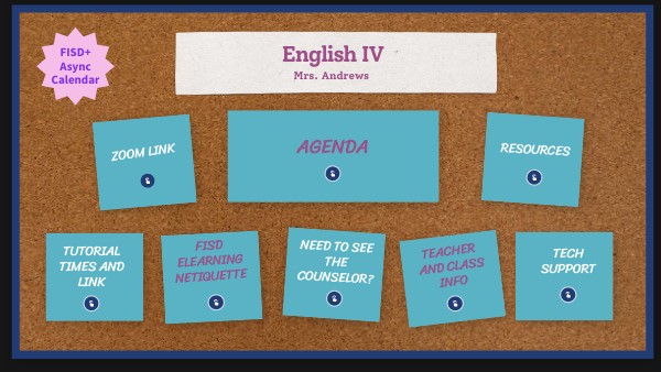 English IV - Home Page