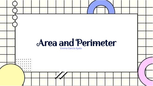 Area and Perimeter | Genially