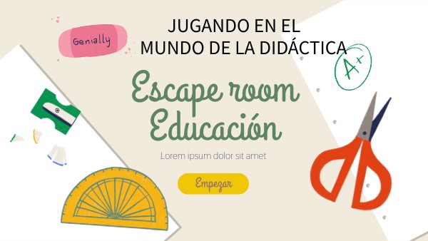 ESCAPE ROOM EDUCACIÓN