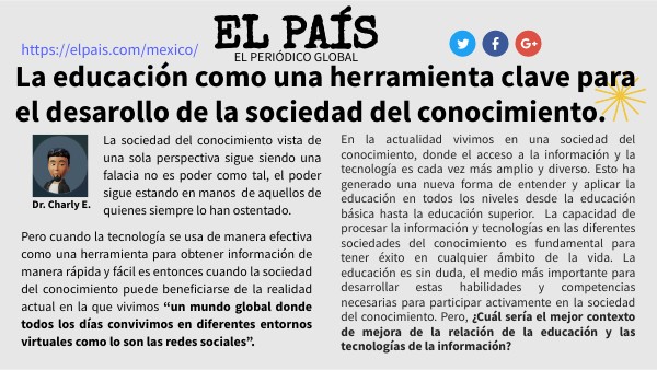 Artículo de opinión | Genially