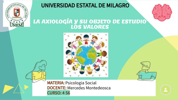La axiología y su objeto de estudio los valores | Genially