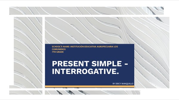 Present simple interrogative | Genially