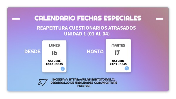 INFO HORIZONTAL FECHAS ESPECIALES | Genially