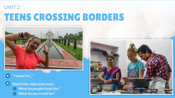 Teens crossing borders | Genially