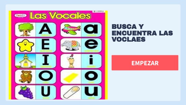 BUSCA Y ENCUENTRA LAS VOCALES!!!