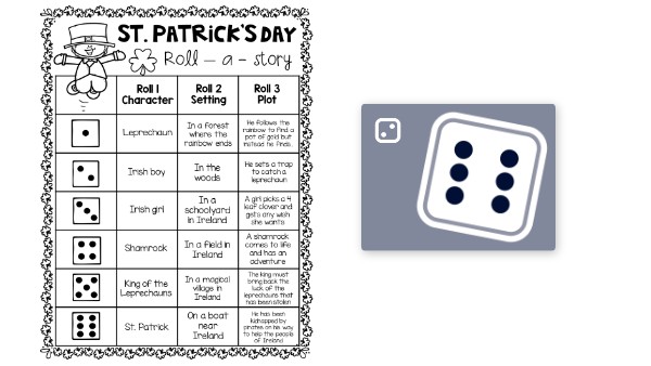 St. Patrick's Day Roll a Story | Genially