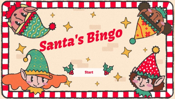 SANTA'S BINGO