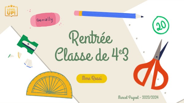 Rentrée 2023/2024 | Genially