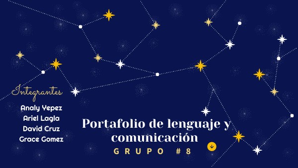 Portafolio Grupal Lenguaje y comunicación | Genially