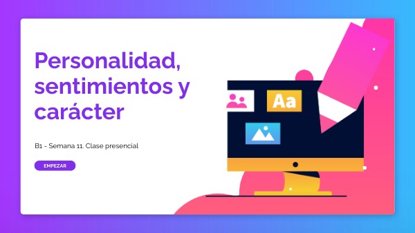 B1 - Semana 11. Live Class | Genially