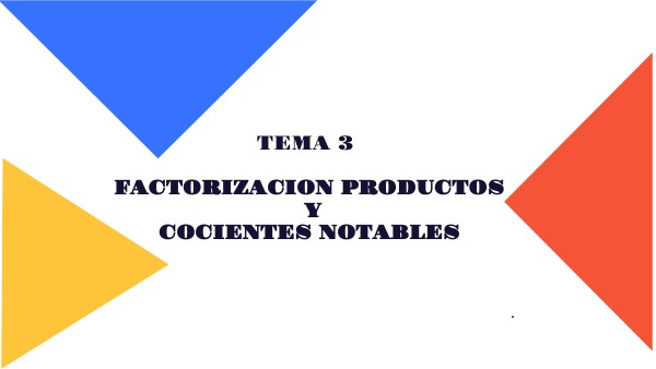 factorizacion de productos | Genially