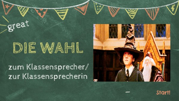 Die Wahl - KlassensprecherIn | Genially