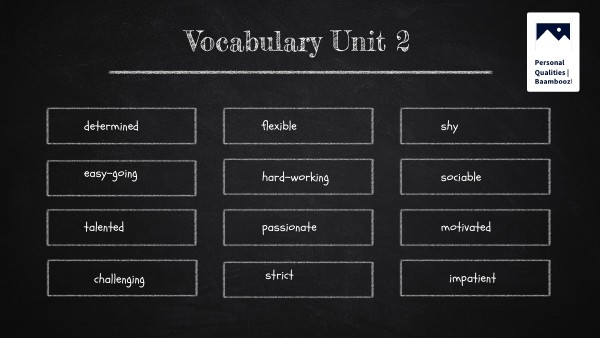 Vocab Unit 2 - Review+Game