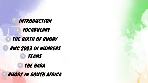 Rugby World Cup 2023 | Genially