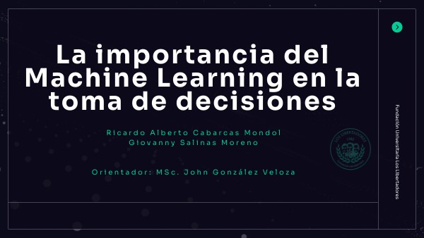 MACHINE LEARNING | Genially