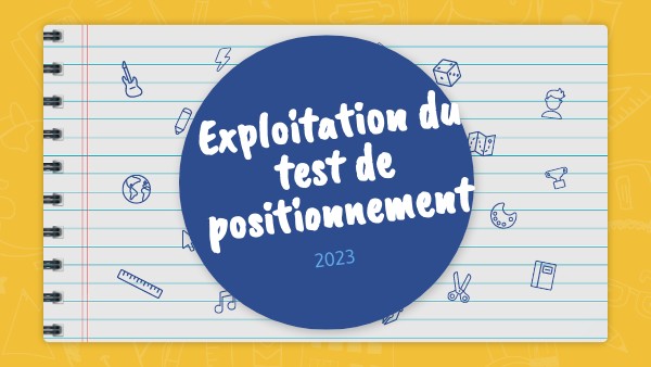 test de positionnement | Genially