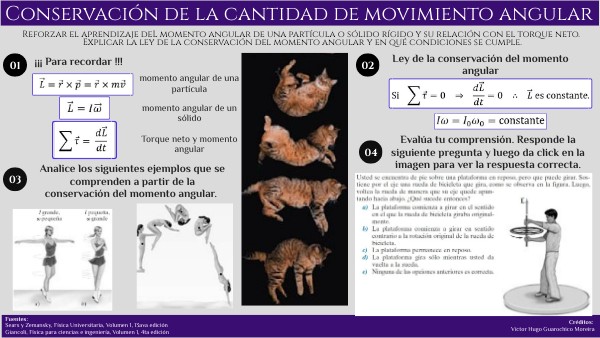 Conservación de la cantidad de movimiento angular - VHGM