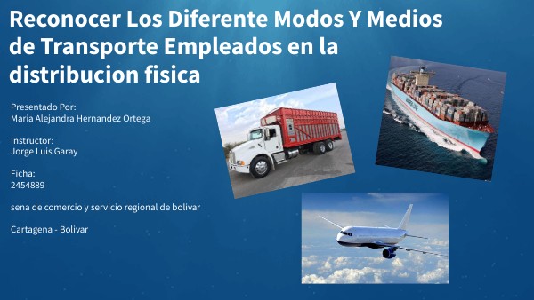 Modos y Medios De Transporte | Genially
