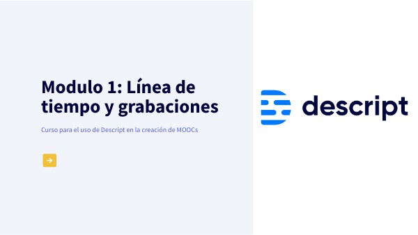 Video 3 Modulo 1 | Genially