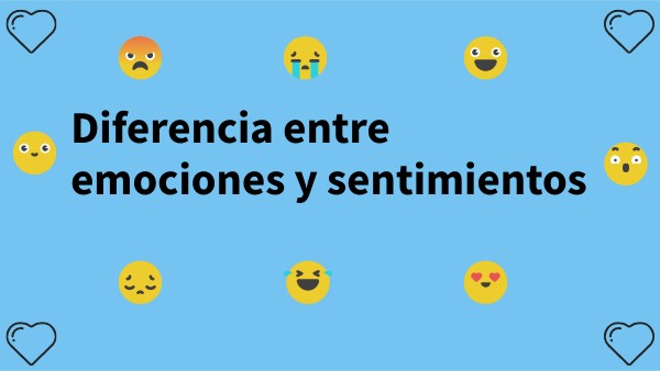 Diferencia entre emociones y sentimientos | Genially
