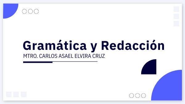 Gramática y Redacción