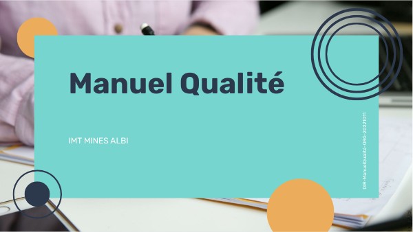 Manuel Qualité IMT Mines Albi sept 2022 | Genially