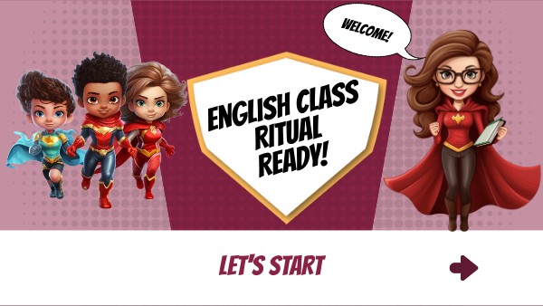 6ème - Séquence 0 - English class ritual ready