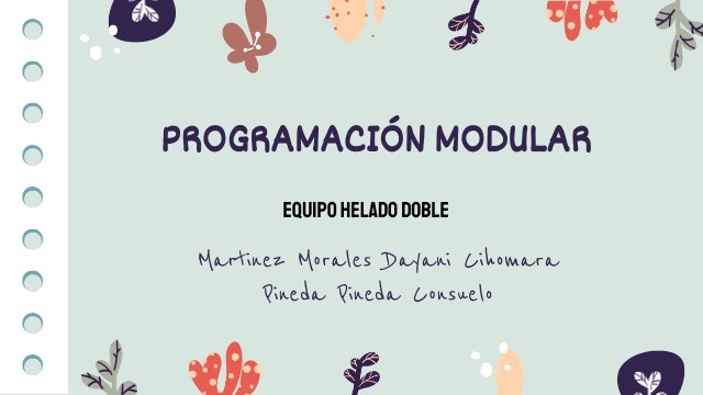 Programación modular H.D | Genially