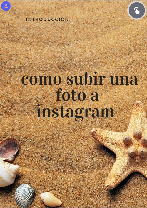 como subir fotos a insta | Genially