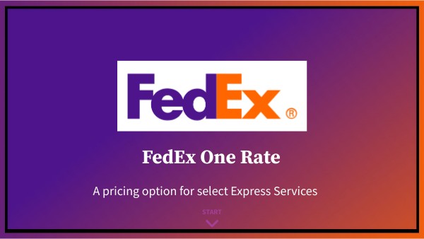 OLD FedEx One Rate