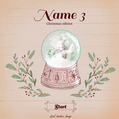 ETL NAME 3 (Christmas) | Genially