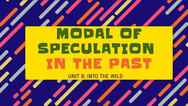 Modal verbs of speculation - Review Remedial