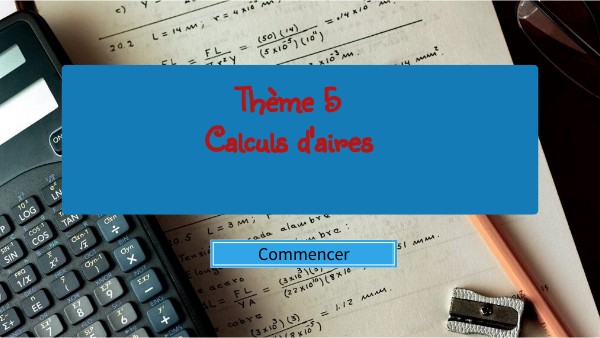Tale Maths complémentaires thème 5: Calculs d'aires