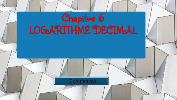 TSTMG chap 6 fonction log