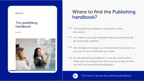 1.1. Where to find the Publishing handbook?