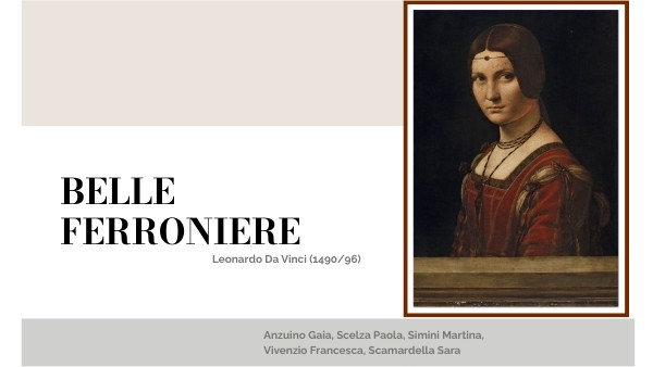 Le Belle Ferroniere