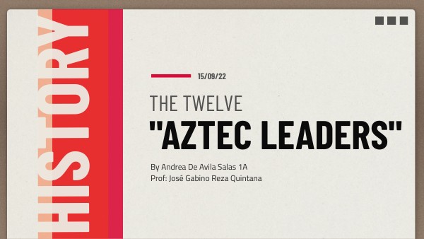 TIMELINE AZTECS | Genially