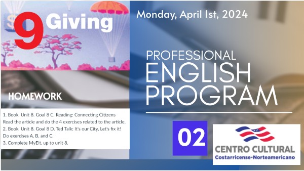 PEP-02 Unit 9 Giving